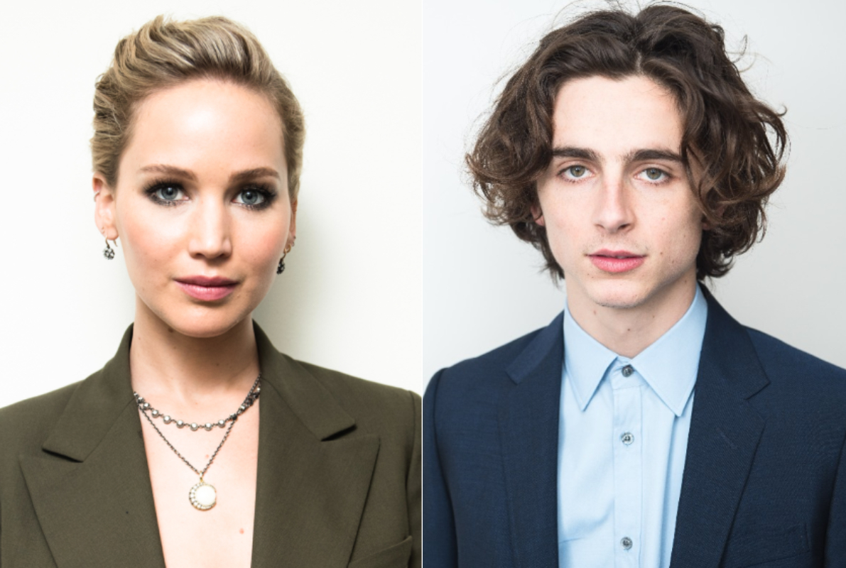 Jennifer Lawrence y Timothée Chalamet son captados ¡BESANDOSE! 🎬💋 ...